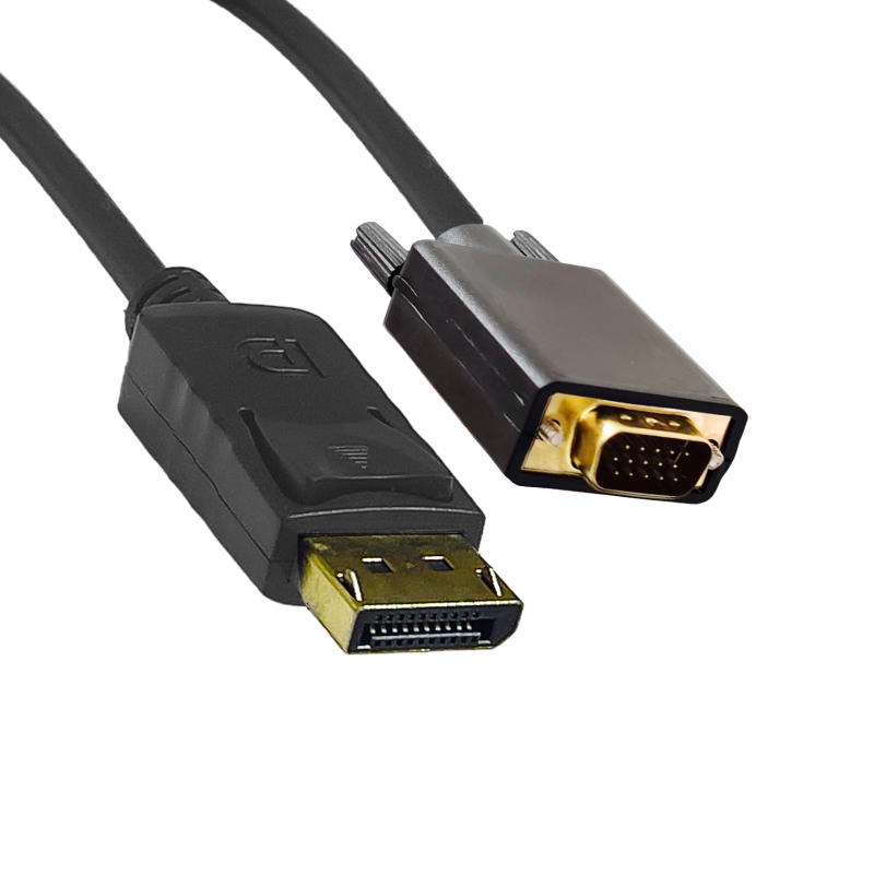 Cabo Displayport para VGA 1.8M Cabo Displayport para VGA 1.8M